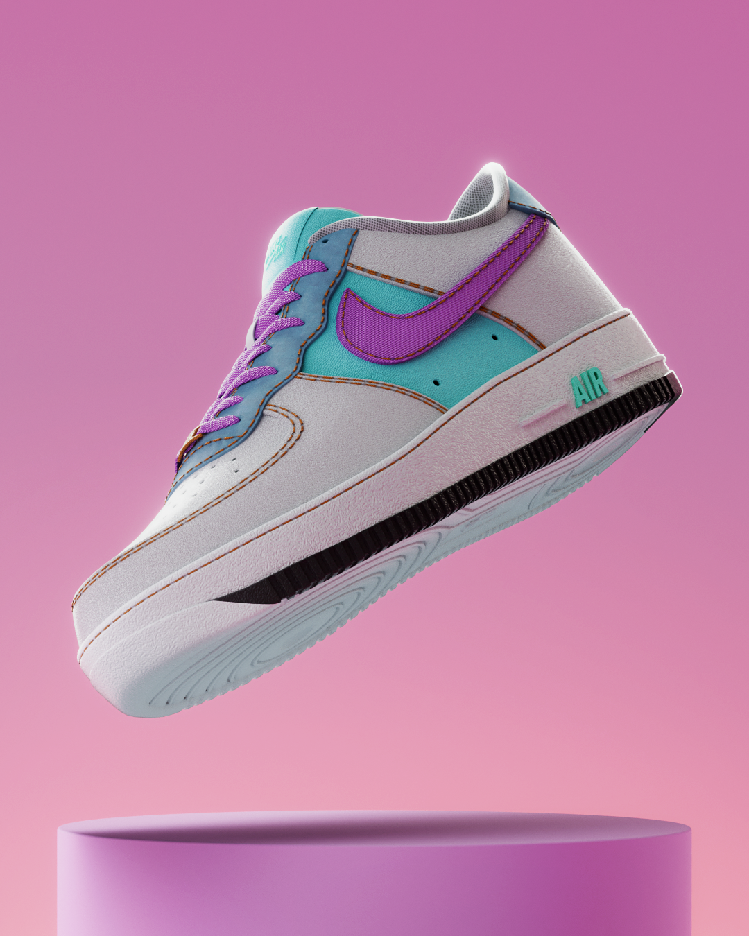 Nike Air Force 1 - Computer Generative Design - ARTEFACT Studio